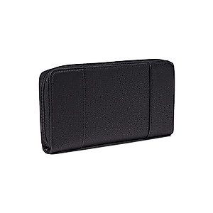 Tommy Hilfiger Antonella II-Zip Around Wallet-Pebble PVC Black One Size