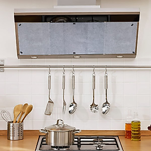 Gadpiparty Range Hood Filter Paper Roll Nonwoven Fabric Grease Filter Sheets Replacement Anti Oil Filter Paper Oil Proof Paper Stickers for Kitchen Tools (10m)