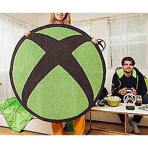 Xbox Logo 39-Inch Area Rug | Indoor Floor Mat, Accent Rugs For Living Room and Bedroom