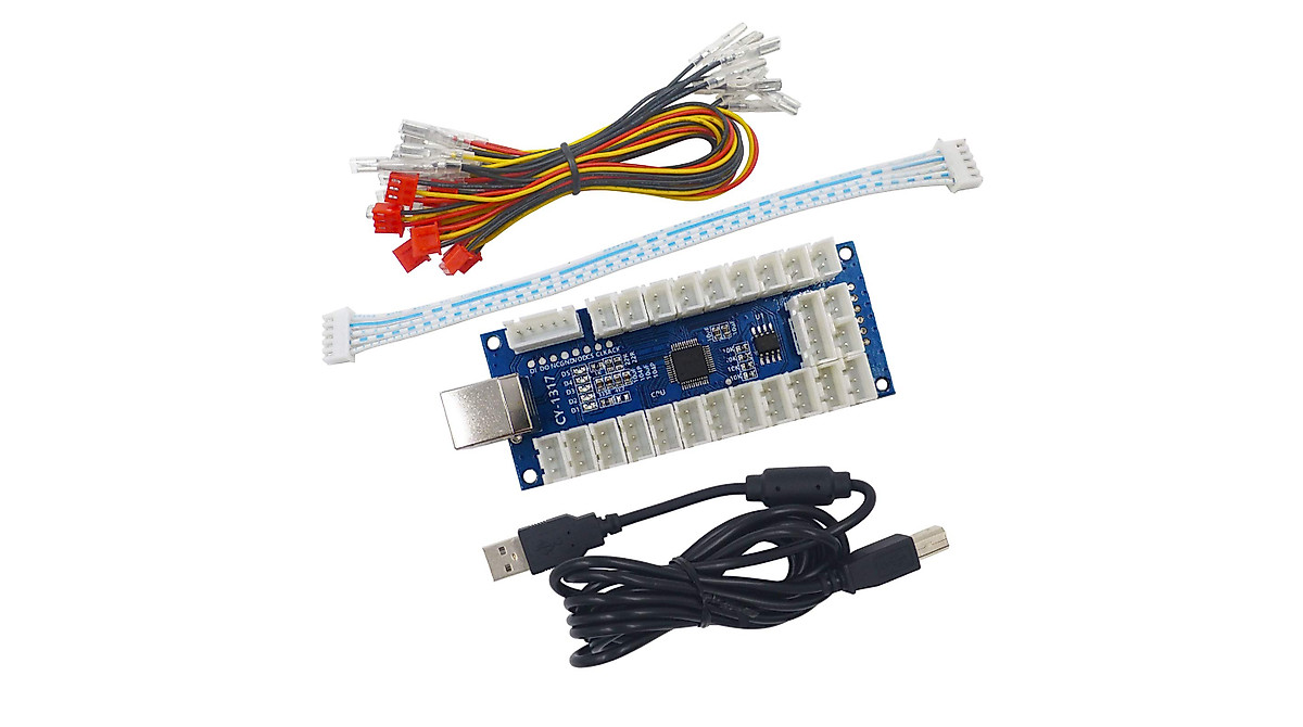 SJ@JX Arcade USB Encoder Kit for PC PS3 Android DIY Arcade Control