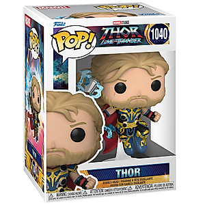 Funko POP Marvel: Marvel Studios' Thor: Love and Thunder- Thor and Mighty Thor, Figures Stand 3.75" Tall, Each Figure Comes Individually Packaged