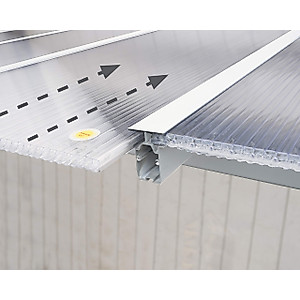 Palram - Canopia Olympia 10' x 24' Patio Cover - White/White