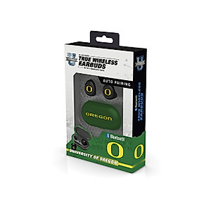 NCAA Oregon Ducks True Wireless Earbuds, Team Color