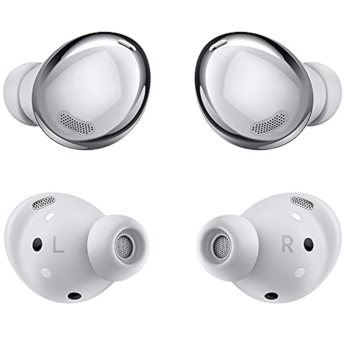 Samsung Galaxy Buds Pro, True Wireless Earbuds w/Active Noise Cancelling (Wireless Charging Case Included), Phantom Silver (International Version)