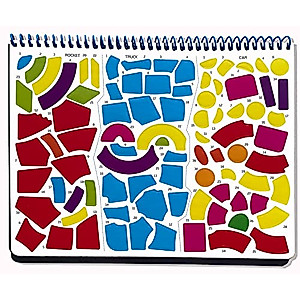 Sticker by Number Dinosaurs, Diggers, & More For Kids Ages 3 to 6: 15 Pictures Include Dinosaurs, Trucks, Cars, Rockets, Trains, Planes, and more!