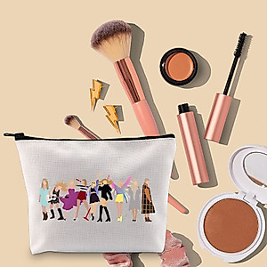 TOBGBE Album Inspired Gift Let Us enjoy Sing Song Makeup Bag Music Lover Gift (Sing Happier Bag)