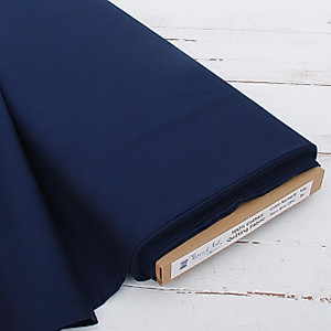 ThreadArt Premium Cotton Quilting Fabric Sold by The Yard - Navy Blue - 44" Width - 100% Cotton - Quilting, Sewing, Crafts