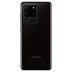 Samsung Galaxy S20 Ultra 5G SM-G988B/DS, 5G, International Version (No US Warranty), 128GB 12GB RAM, Cosmic Black - GSM Unlocked