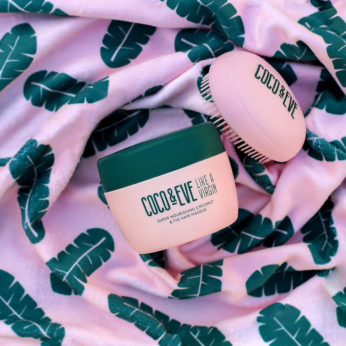 Coco & Eve Hair Mask Bundle - Tangle Tamer, Microfiber Towel & Hair Masque for All Hair Types - With Shea Butter & Argan Oil for Hydration & Hair Repair