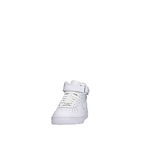 Nike Boys' Air Force 1 Trainers, White (White/White 113), 5 Big Kid