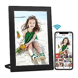 Frameo Digital Photo Frame 10.1 inch WiFi Digital Picture Frame with 1280x800 IPS LCD Touch Screen, Auto-Rotate, Slideshow, Easy Setup to Share Photos or Videos Instantly via Frameo App from Anywhere
