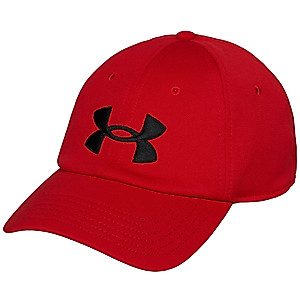 Under Armour Men's Blitzing Adjustable Hat, Red (601)/Black, One Size Fits Most