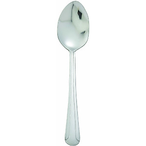 Winco 12-Piece Dominion European Table Spoon Set, 18-0 Stainless Steel