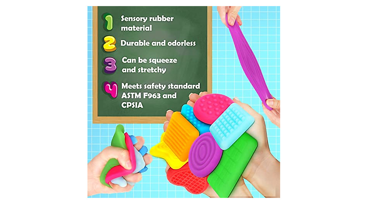 Shape Learning Sensory Toys for Toddlers - 8 Pack
