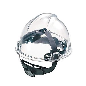 MSA 10126683 Plastic/Nylon Fas-Trac III Replacement 4 Point Ratchet Suspension With Flush Rear Lug Attachment And 3 Level Nape Strap For Use With Super-V Helmet (1/BG)