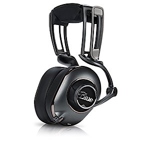 Blue Mix-Fi Powered High-Fidelity Headphones with Integrated Audiophile Amplifier - Formerly known as Mo-Fi