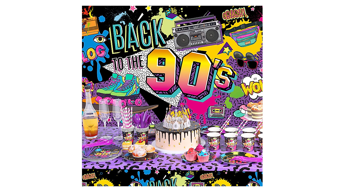 Retro 90s Party Decorations for a Nostalgic Celebration