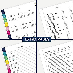 Academic Planner 2021-2022, Simplified by Emily Ley for AT-A-GLANCE Weekly & Monthly Planner, 8-1/2" x 11", Large, for School, Teacher, Student, Pink Gingham (EL62-905A)