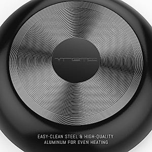 Vremi 15 Piece Nonstick Cookware Set - Durable Aluminum Pots and Pans with Cooking Utensils - Colorful Oven Safe and Multi Quart Enameled Saucepans Dutch Ovens and Fry Pans with Glass Lid