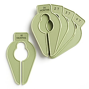 Baby Buddy Size-It Closet Organizers, Size Dividers for Nursery Organization, Pink, 5 Count