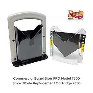 The Original Bagel Guillotine - Commercial Bagel Biter PRO - Model 7800 - BPA Free - NSF Approved - Dishwasher Safe - Made in USA