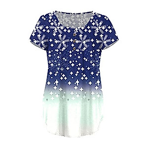 Tops for Women Casual Summer Short Sleeve Spring Tops for Women 2023 Trendy Pink Tops Women Career Blouses for Women Fashion 2023 Womans Long Brown Blouse for Women Off The Shoulder Tops for Women