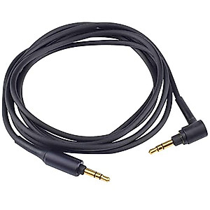 WH-1000XM3 Replacement Cable Compatible with Sony WH-1000XM4 MDR-XB950BT MDR-1000X WH-H900N WH-CH700N MDR-1A WH1000XM2 MDR-100ABN MDR-1ADAC MDR-XB950N1 Wireless Headphones (Black)