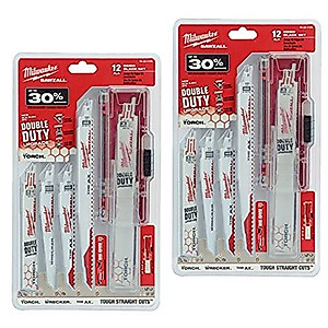 Milwaukee 49-22-1129 12-Piece Ultimate Demolition Sawzall Blade Set (2 Sets)