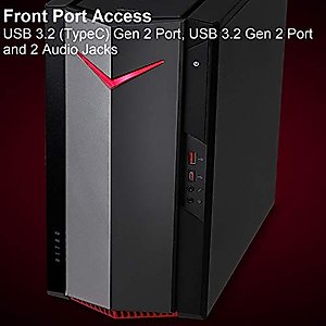 Acer Nitro 50 N50-640-UR12 Gaming Desktop | 12th Gen Intel Core i5-12400F 6-Core Processor | NVIDIA GeForce RTX 3060 | 16GB 3200MHz DDR4 | 512GB SSD | 1TB HDD | Intel Wi-Fi 6E AX211 | Windows 11 Home