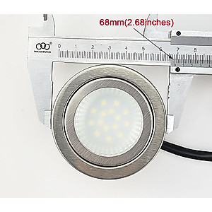 Drart Range Hood Light Bulbs, LED Stove Appliance Light Bulb, Kitchen Cooker Light Replacement, Under Cabinet Lights Replacement, Recessed Closet Light AC/DC12V, Warm White