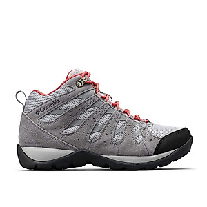 Columbia Women's Redmond V2 Mid Waterproof, Steam/Daredevil, 7.5
