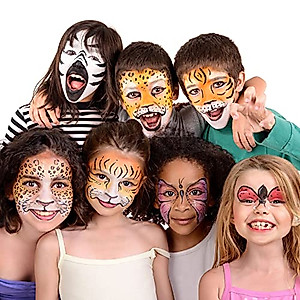 16-Makeup Sticks Face Painting Kit for Kids I Face Painting Kit Professional Makeup Set I Body Paints for Adults & Toddlers Markers Set I Perfect Body Makeup Washable Paint for Birthday Girls & Boys