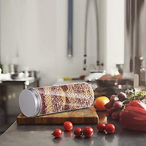 Cabilock Transparent Food Storage Jar sealing containers cereal kitchen glass containers with lids flour and sugar containers airtight rice container jars the pet transparent bottle canned