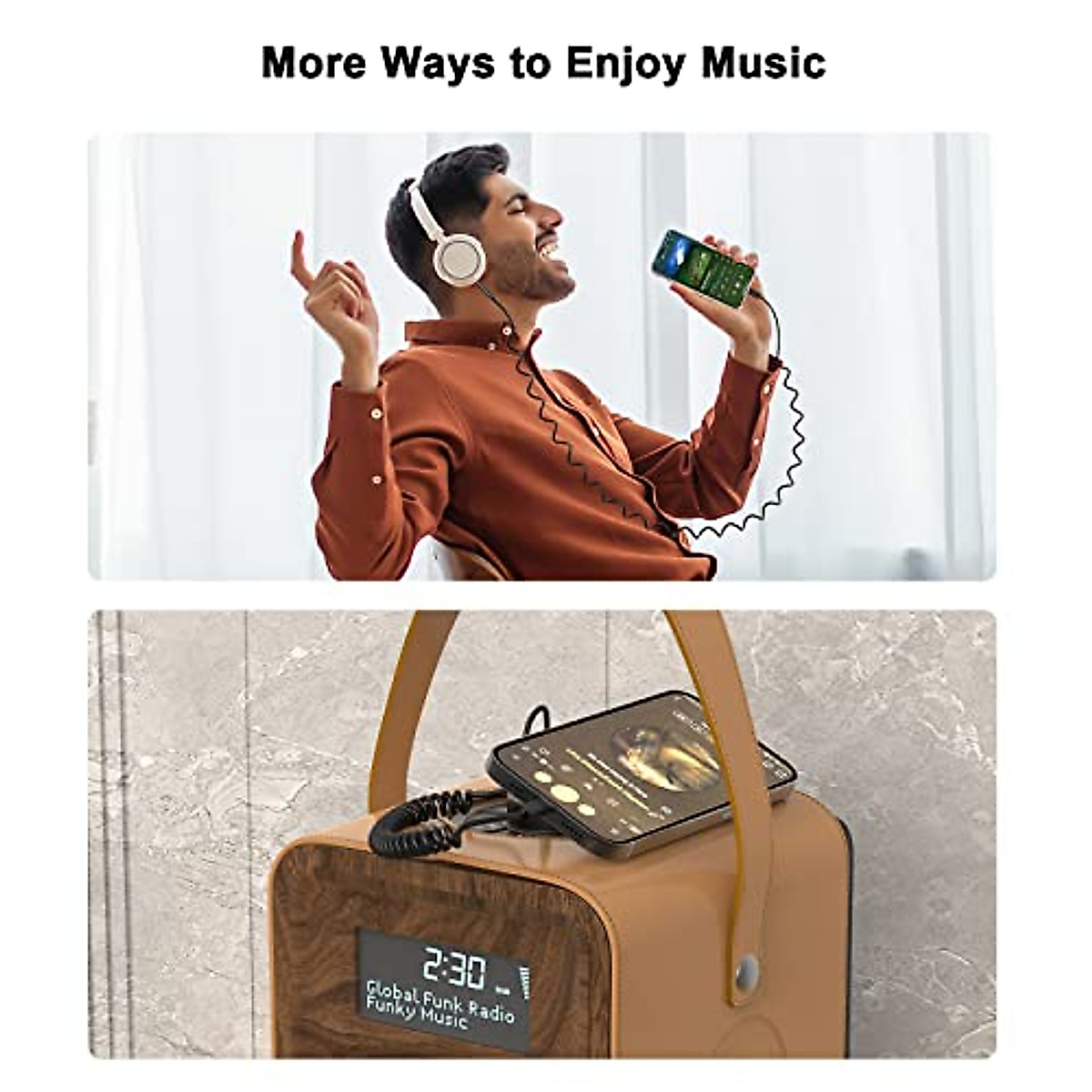 Coiled Aux Cord for iPhone, [Apple MFi Certified] 3.3ft Coiled Lightning to 3.5mm Aux Audio Adapter Cable Compatible with iPhone 14 13 12 11 XS XR X 8 7 6 for Car Home Stereo Headphone Speaker, Black