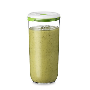 FOSA Vacuum Seal Containers, Extra Tall Round Vacuum Seal Container, 96 oz - High-Capacity Food Saver Containers for Vacuum Seal, Premium Airtight Vacuum Container (Vacuum Pump Not Included)