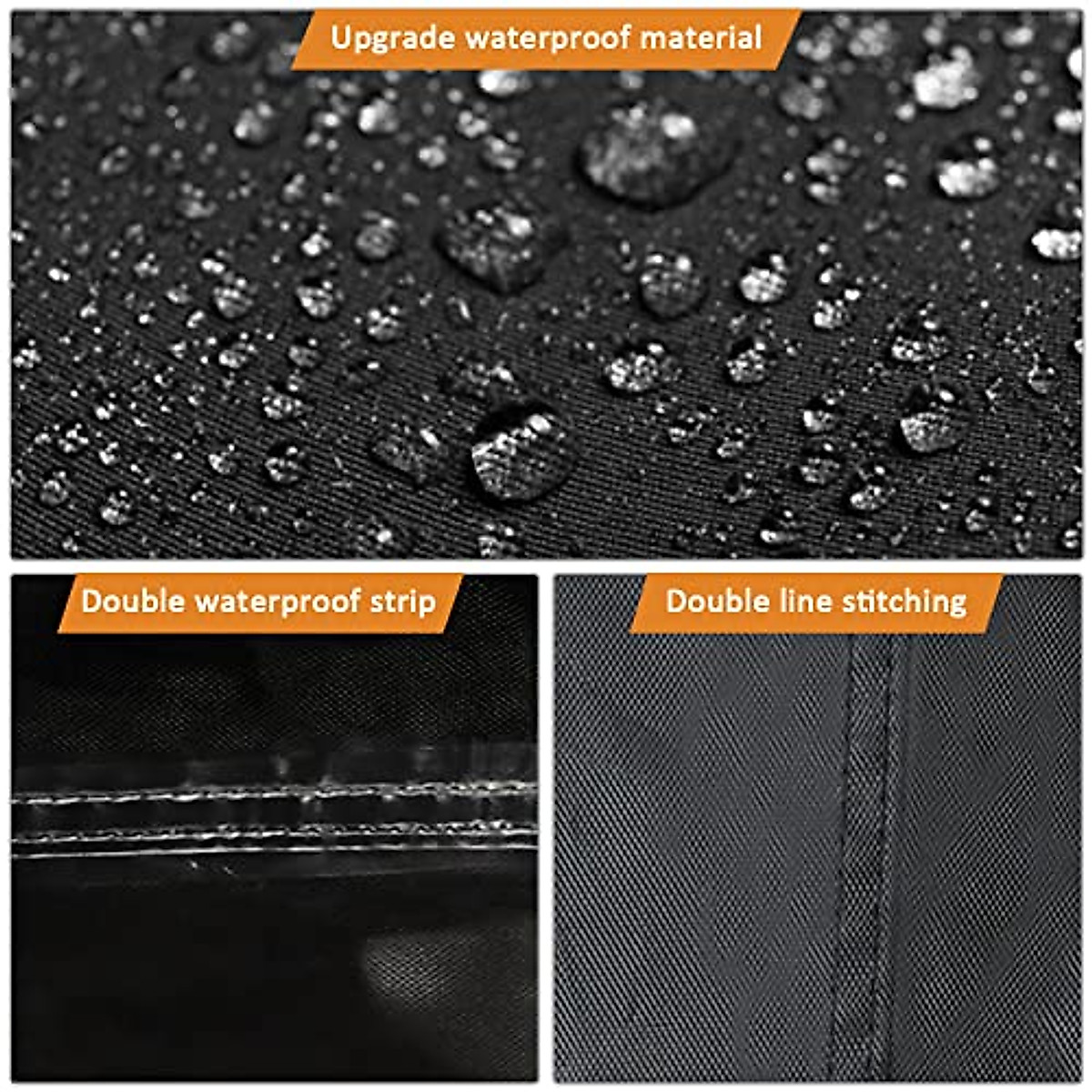 Tenot Outdoor Fan Cover Dust-proof, Heavy Duty Outdoor Fan Covers Waterproof Uv-resistant, Electric Fan Cover for 20 Inch Industrial Floor Fan