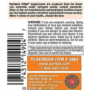 Lutein 20 mg with Zeaxanthin Softgels, Supports Eye Health* 120 Count by Puritan's Pride