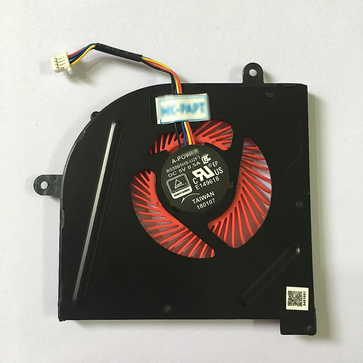 HK-part Fan Replacement for MSI GS63VR Series GS63VR 6RF GS63VR 7RF GS63VR Stealth Pro MS-16K2 MS-17B1 BS5005HS-U2L1 BS5005HS-U2F1 Gpu CPU Cooling Fan