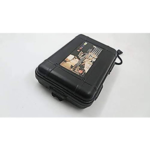 e5e10 Plastic Broadheads Box Portable Convenient Black Broadhead Storing Case Flashlight Box
