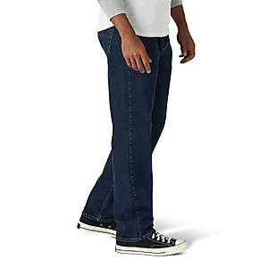 Wrangler Authentics Men's Classic 5-Pocket Relaxed Fit Flex Jean Midnight Flex 48W x 32L