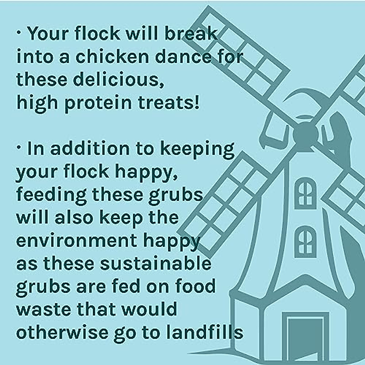 New Country Organics | Flock Perfect Chicken Dance Grubs for Chickens | 3.5 lbs