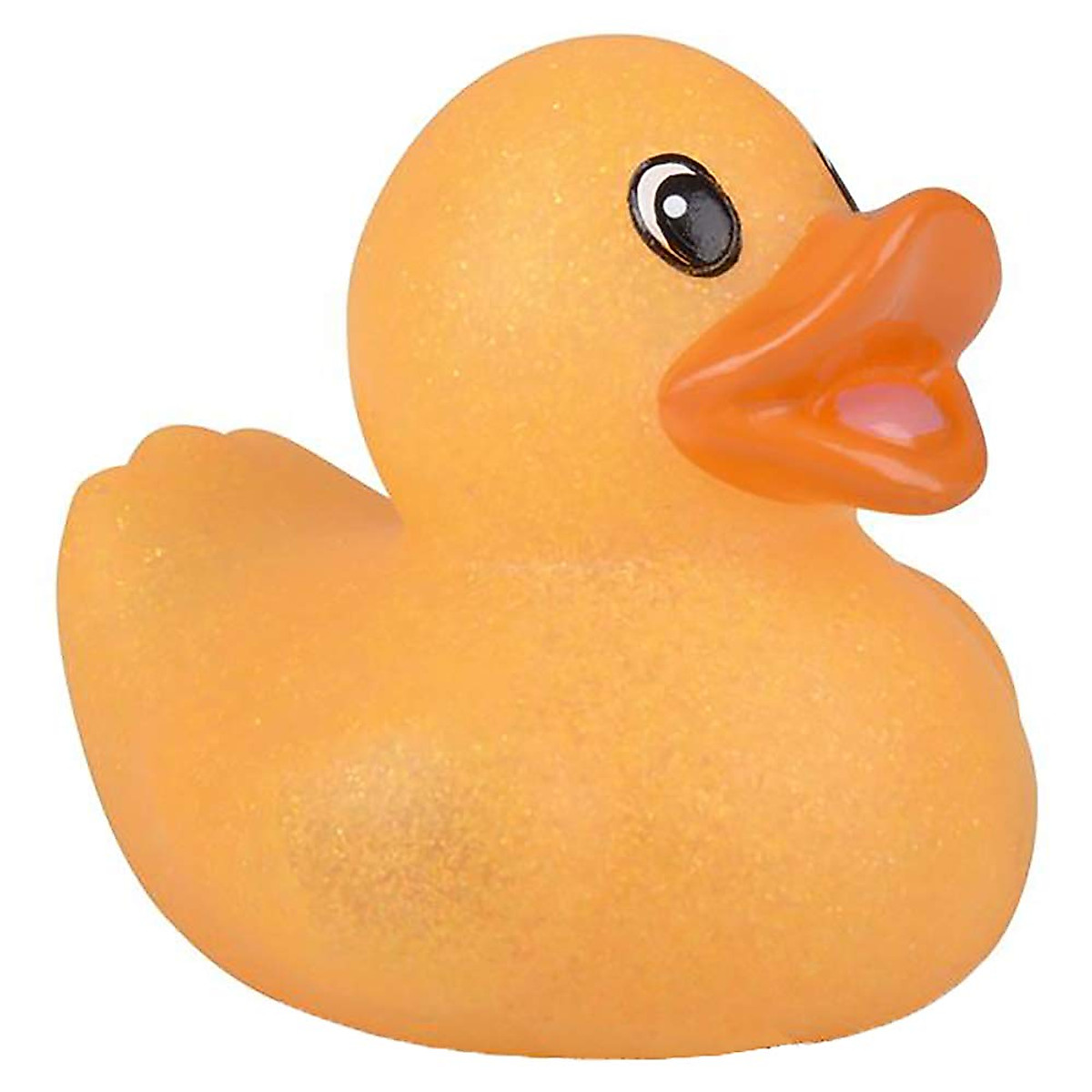 The Dreidel Company Glitter Rubber Duck Toy Assortment Duckies for Kids, Bath Birthday Gifts Baby Showers Summer Beach and Pool Activity, 2" (10-Pack)