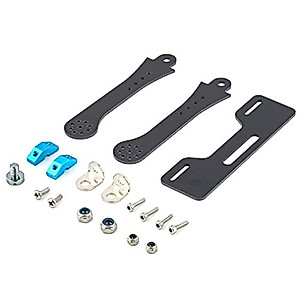 Ronsit New FPV Carbon Fiber Transmitter Monitor Mount for Futaba/JR/Hitec 7-8'' LCD Support