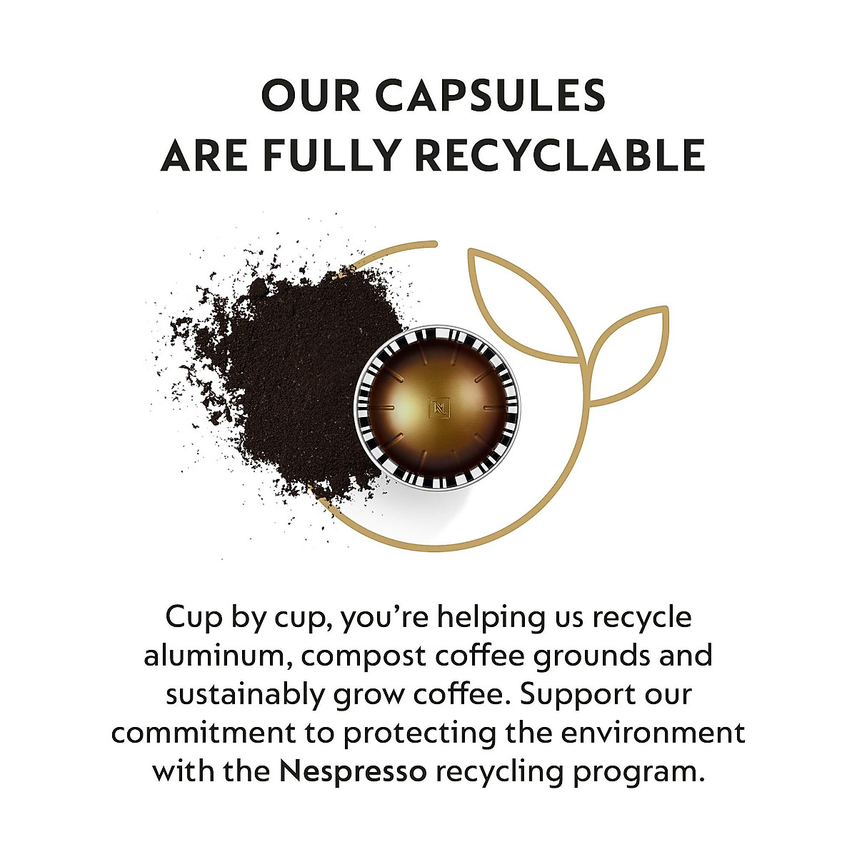 Nespresso Capsules VertuoLine, Double Espresso Scuro, Dark Roast Espresso Coffee, 10 Count (Pack of 3) Coffee Pods, Brews 2.7 Ounce (VERTUOLINE ONLY)