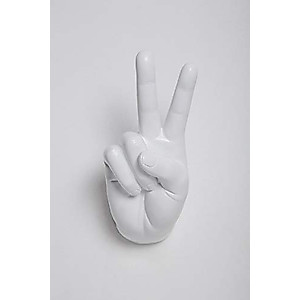 Interior Illusions Peace Sign Hand Wall Hook