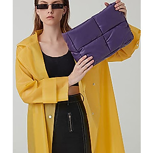 Cotton Down Padded Handbags Quilted Puffy Tote Bag for Women Lightweight Shopping Dating Working Traveling Bag