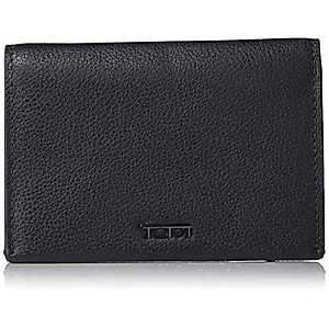 TUMI - Nassau Multi Window Card Case Wallet for Men - Black Texture