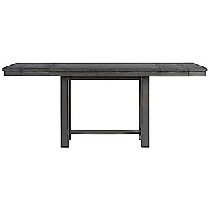 Signature Design by Ashley Myshanna Counter Height Dining Extension Table, 0, Gray