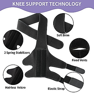 Xylitic Dog Knee Brace, Acl Knee Brace for Dogs Hind Leg with Cruciate Ligament Injury,Joint Pain and Muscle Sore,Adjustable Dog Rear Leg Brace Support for Patella Dislocation,Pet Knee Brace (Medium)