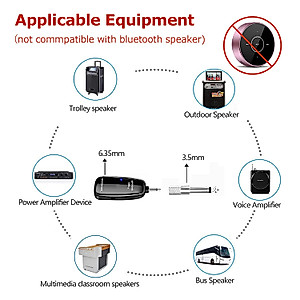 XIAOKOA UHF Wireless Instruments Microphone,Saxophone Microphone,Wireless Receiver and Transmitter,160ft Range,Plug and Play,Great for Trumpets, Clarinet, Cello